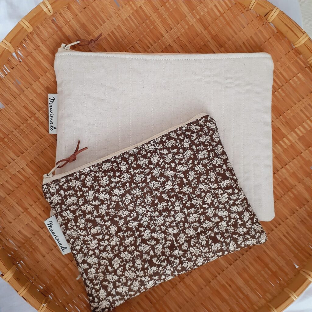 Quilted Flat Pouch - Maurimade